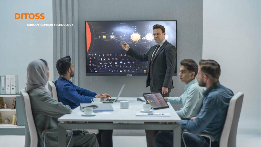 تلویزیون لمسی دیتوس 75 اینچ DITOSS L-75XW – دیتوس